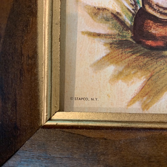 art by Evans | Wall Decor | Vintage Art By Evans Girl Kissing A Boy ...